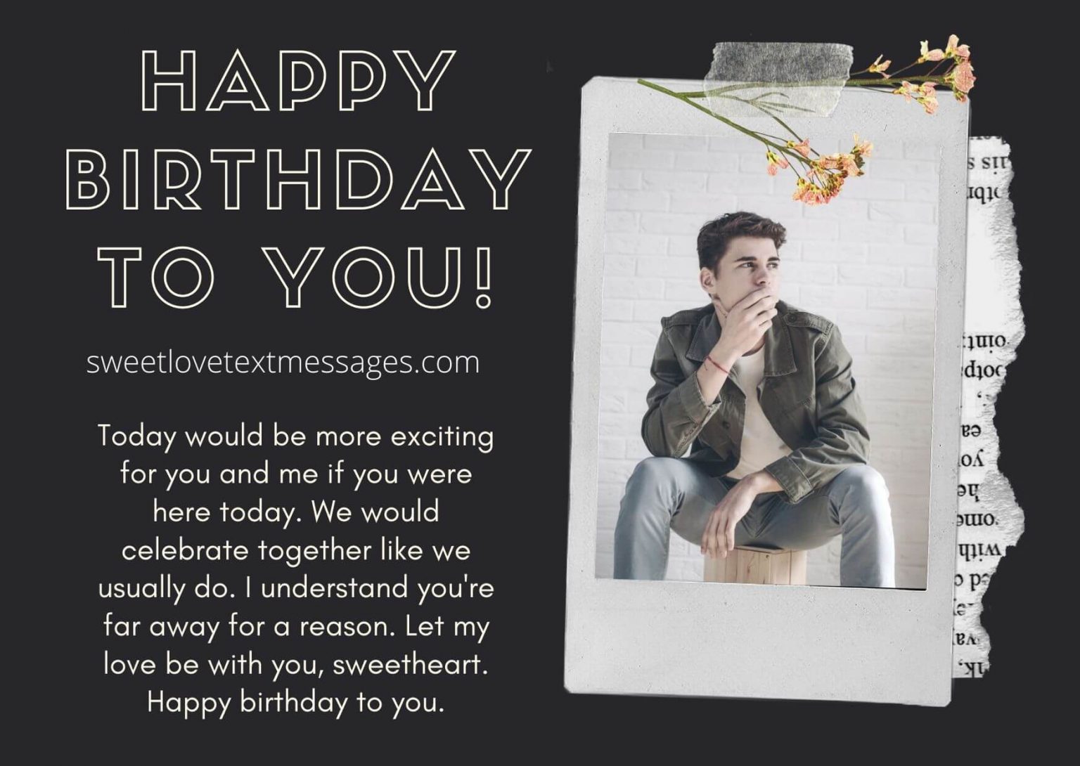 Happy Birthday Paragraphs For Boyfriend Copy And Paste - Love Text Messages